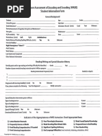 SWST Test C Marking | PDF