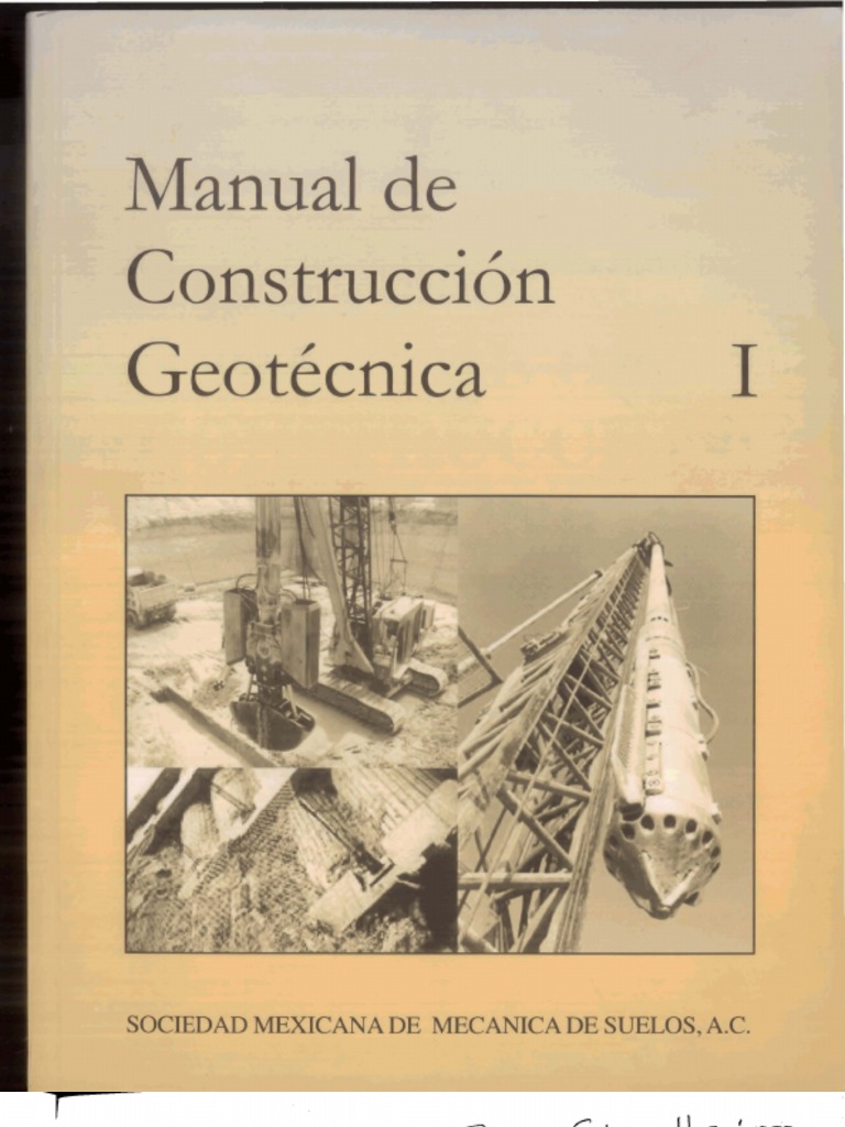 Manual de Construcción Geotécnica. Tomo I. by SMMS | PDF | Fundación ...