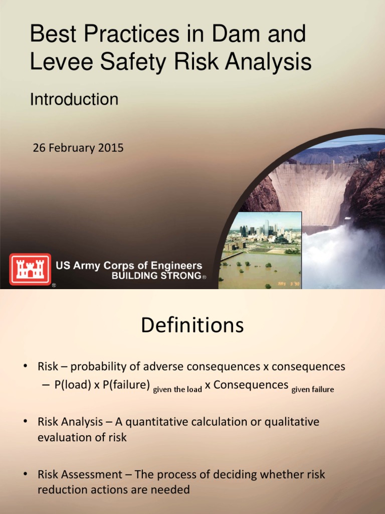 Best Practices in Dam and Levee Safety Risk Analysis Intro | PDF | Risk ...
