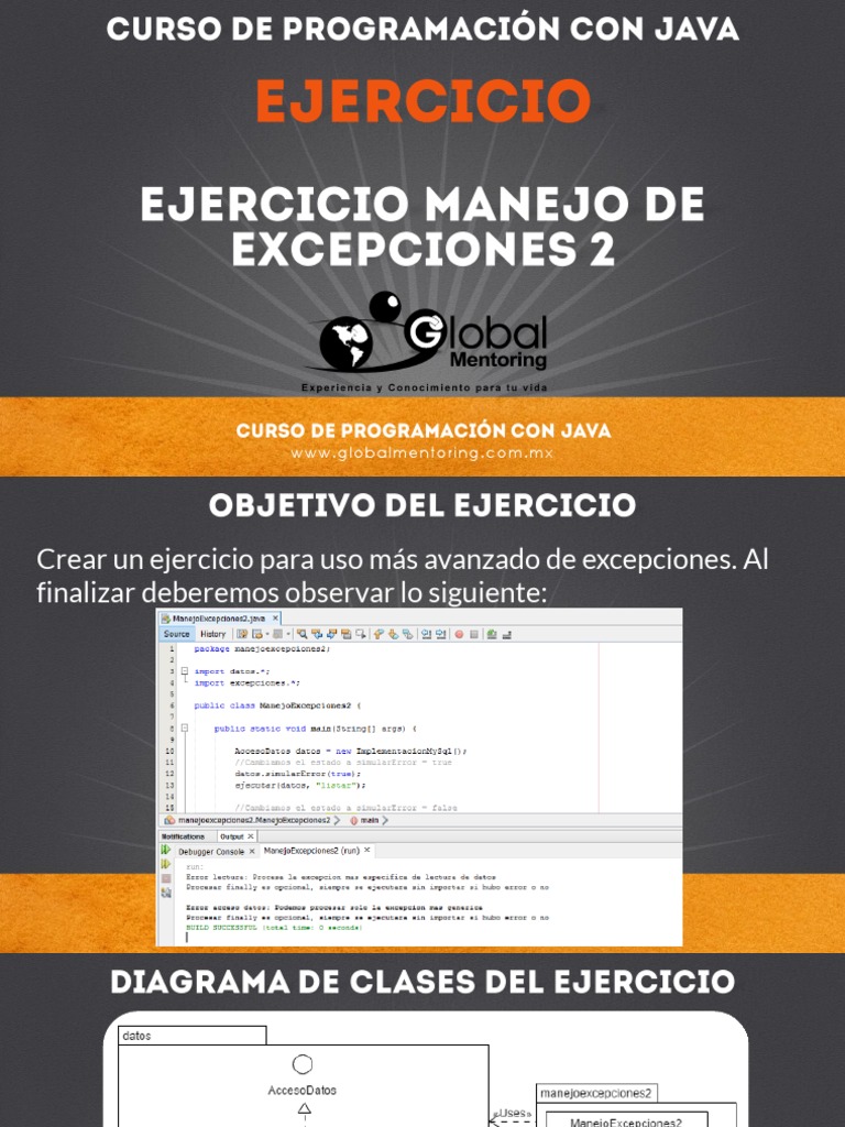 CPJ B Ejercicio Excepciones 2 | PDF | Java (lenguaje de programación ...
