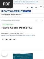 Key Updates in DSM-5-TR for Social Workers | PDF | Dsm 5 | Mental Disorder