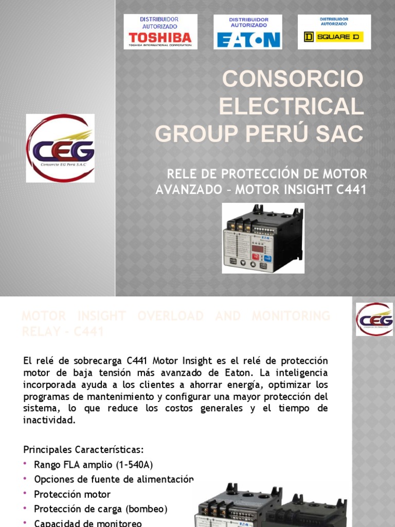 Presentación C441 | PDF | Relé | Diodo emisor de luz