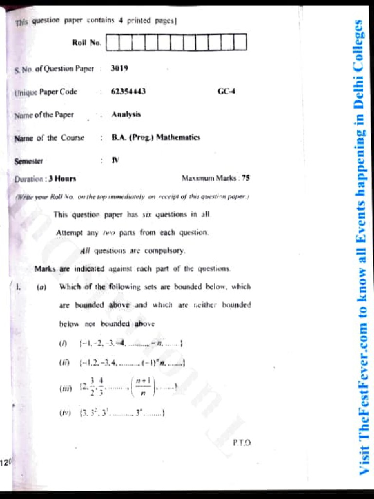 Maths Paper 2 | PDF