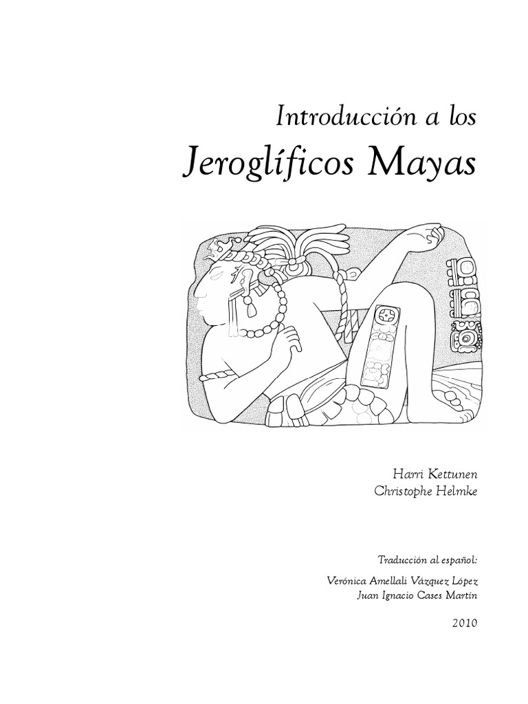 Introducción a los jeroglíficos mayas | PDF | Civilización maya | Escritura