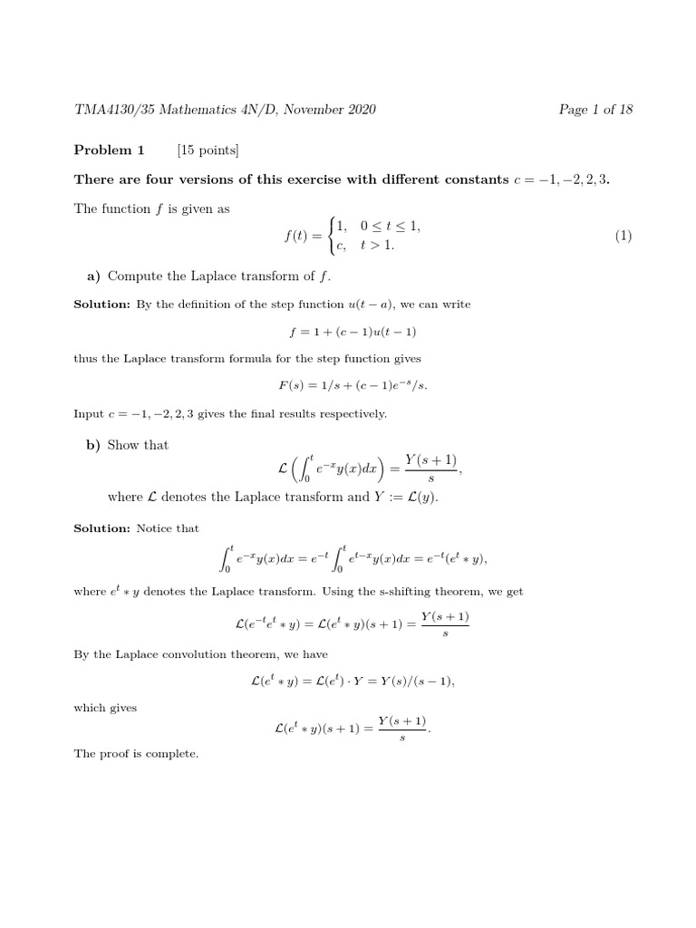 Fourier Transforms and Wave Equations: Solving PDEs using Laplace ...
