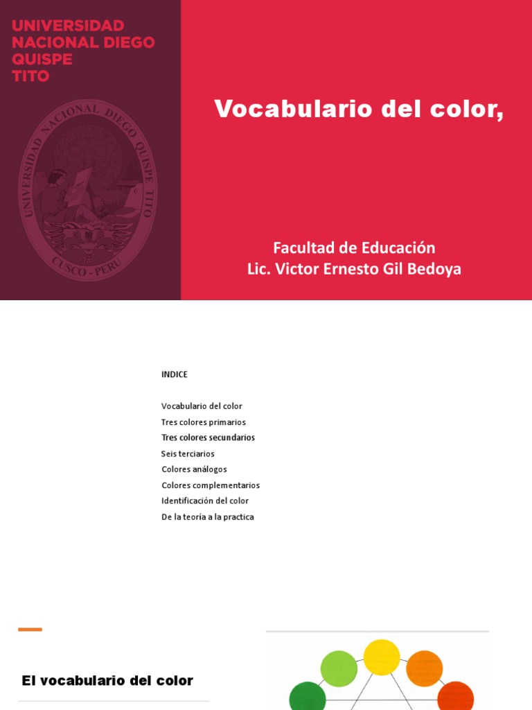 03 Vocabulario Del Color | PDF