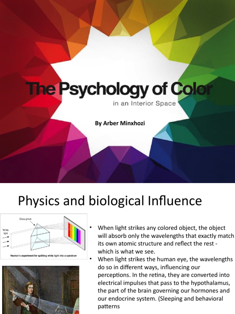 The Psychology and Impact of Color | PDF | Color | Red