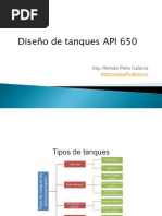 Niveles y Capacidades de Tanque de Almacenamiento API 650 | PDF | Tanques