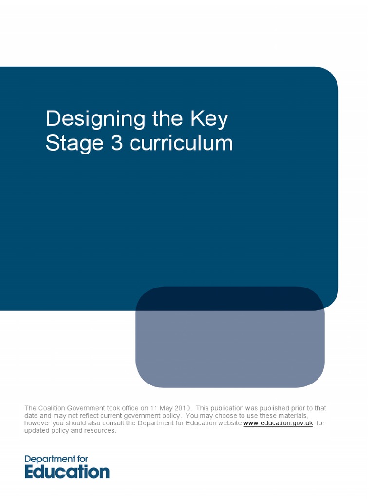 Designing The KS3 Curriculum | PDF | Curriculum | Schools