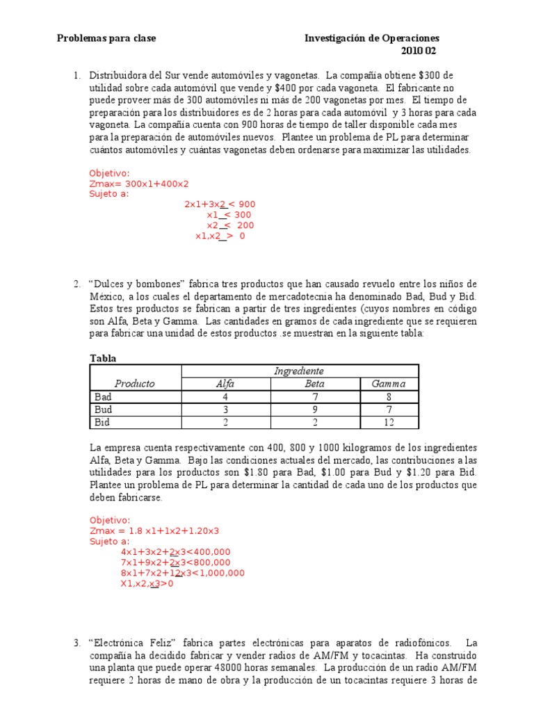 Problemas - Inv - Op1 Auto Guard Ado) 03082010 (2) FINAL | PDF ...