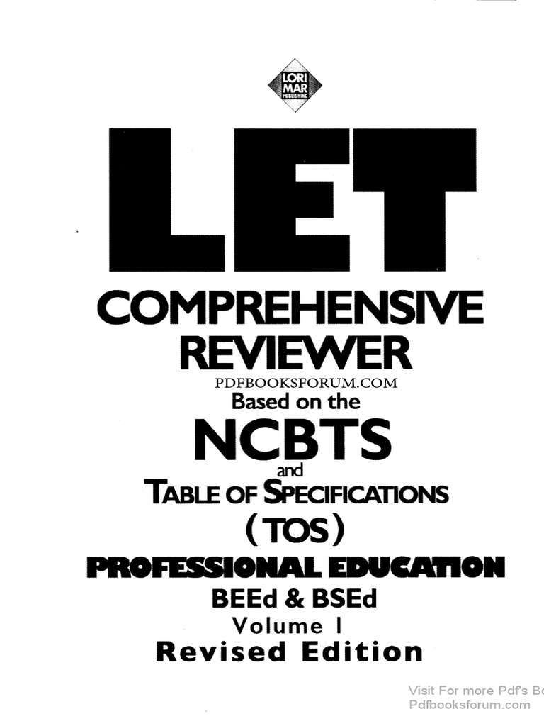 LET Reviewer Book Resources | PDF | Career & Growth | Law