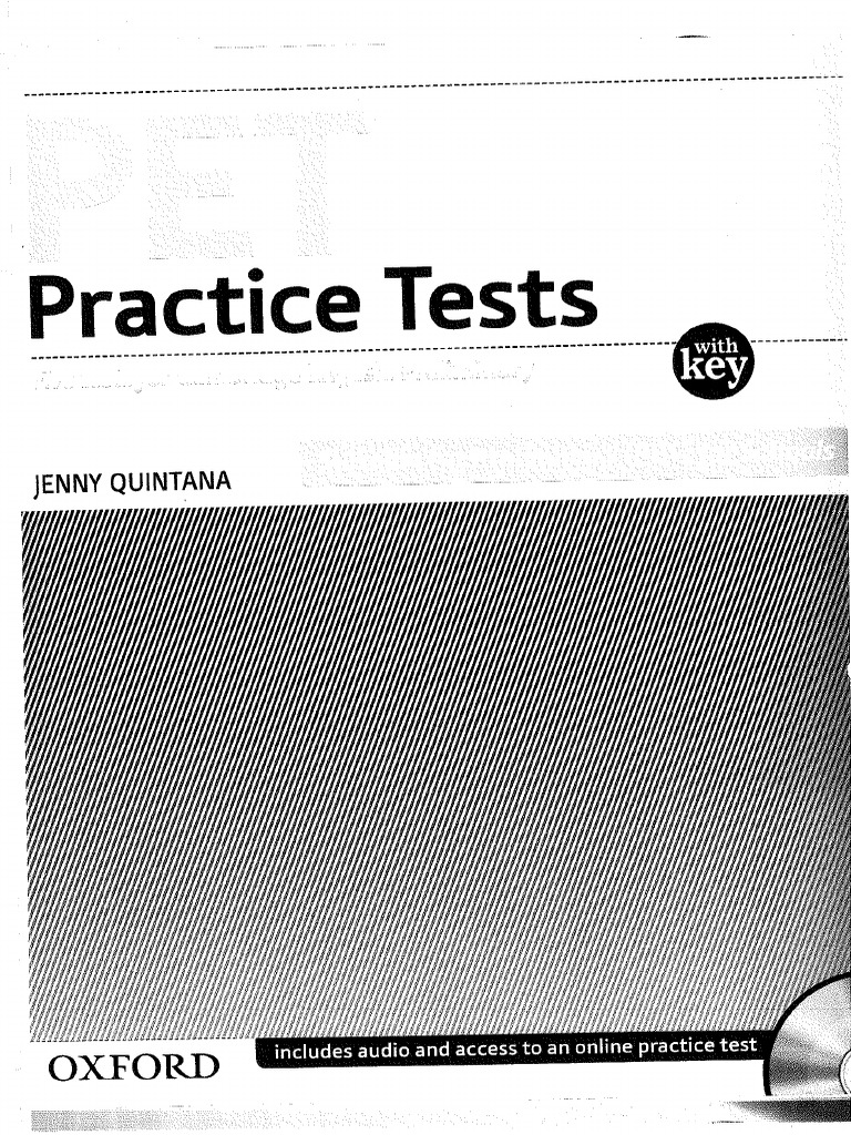 Practice Tests PET Oxford | PDF