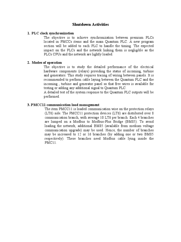 Shutdown Activities | PDF | Computers