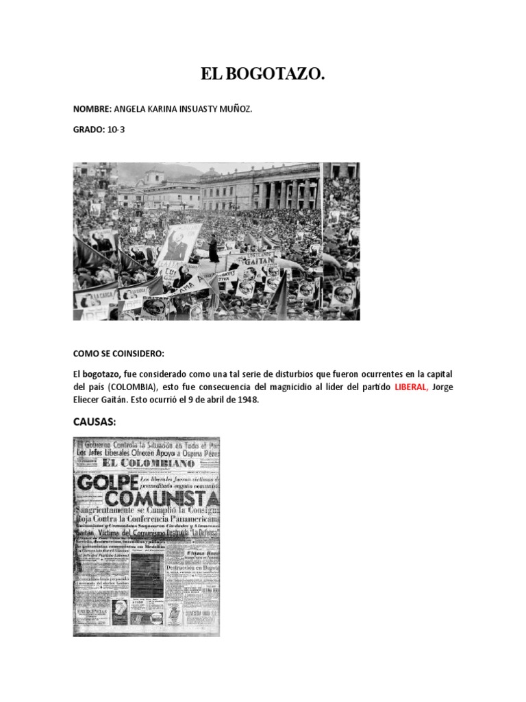 El Bogotazo | PDF | Violencia
