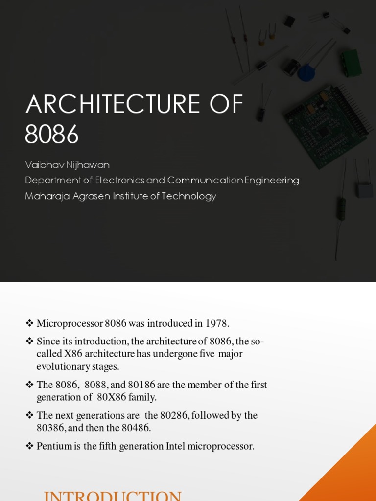 Internal Architecture of 8086 | PDF | Pointer (Computer Programming ...