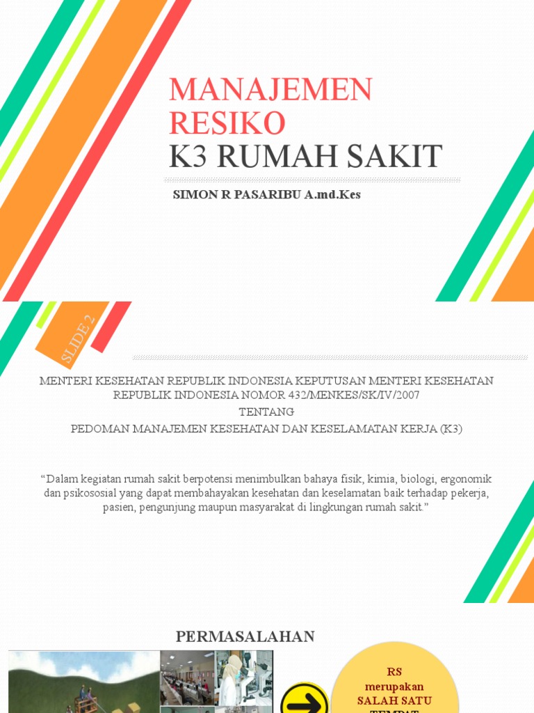Manajemen RESIKO K3 Rumah Sakit | PDF