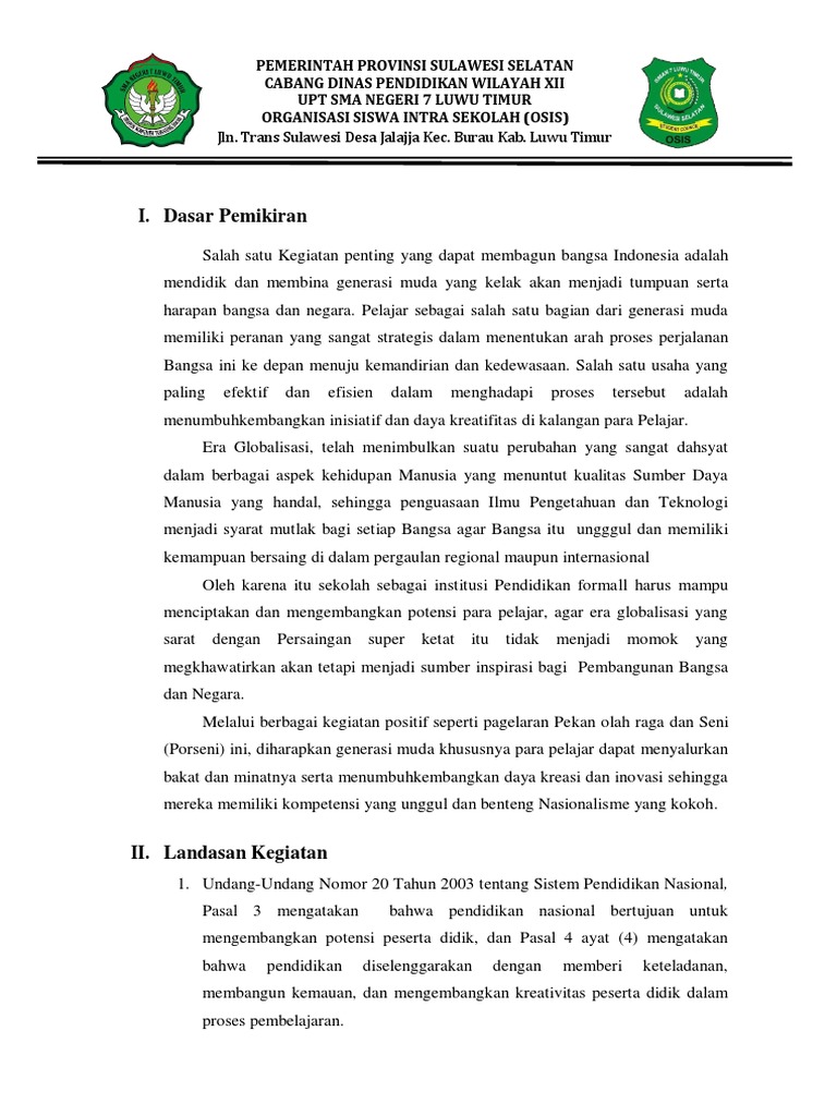 PROPOSAL Porseni | PDF