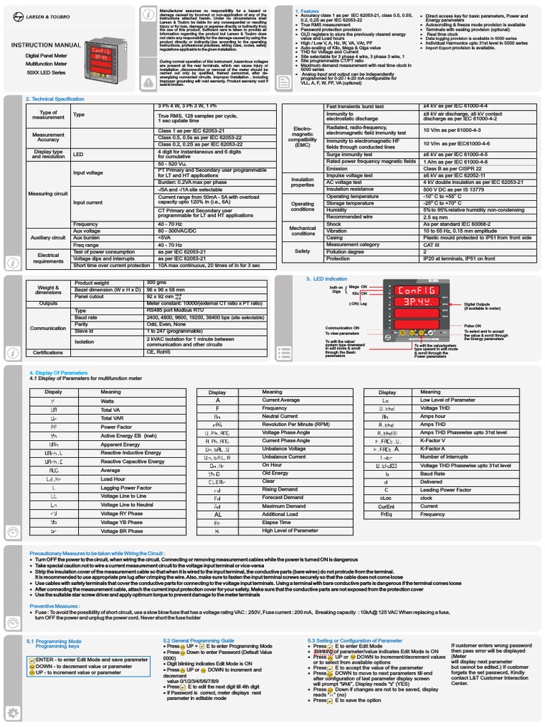 WL-WC 5000 Adv MFM | Download Free PDF | Fuse (Electrical) | Parameter (Computer Programming)