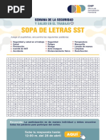 Sopa de Letras: Seguridad y Salud Laboral | PDF