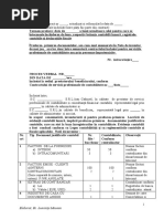 Model Proces Verbal Anulare Bon Fiscal | PDF