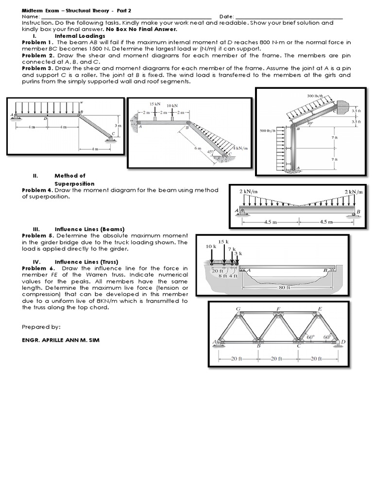 Midterm Exam Part 2 | PDF