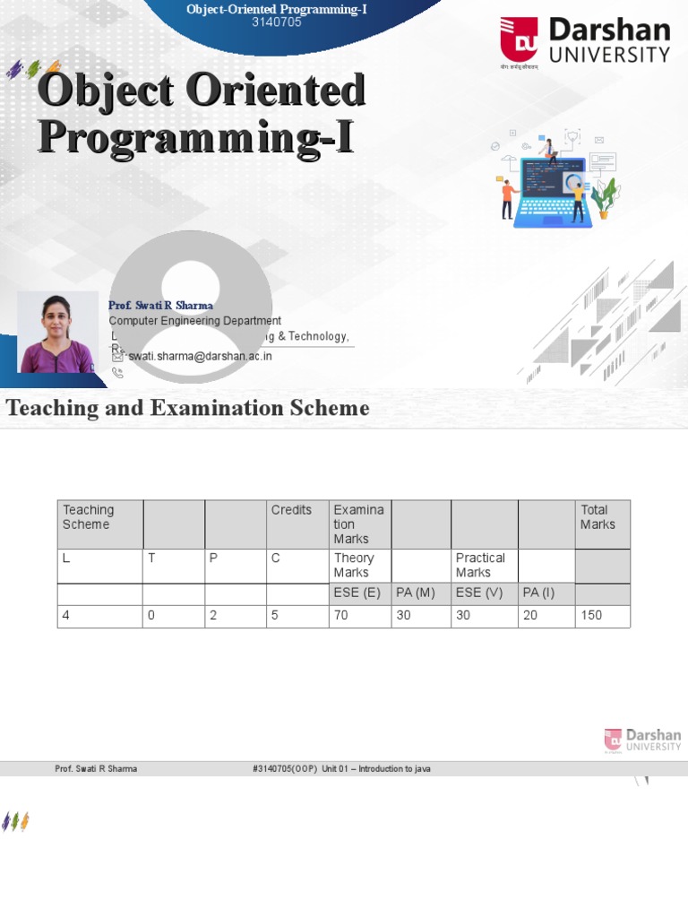 OOP Programming-I Syllabus Overview | PDF | Java Virtual Machine | Class (Computer Programming)