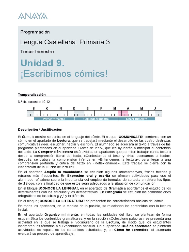 LenguaCas3p Ext U09 | PDF | Comprensión lectora | Comunicación