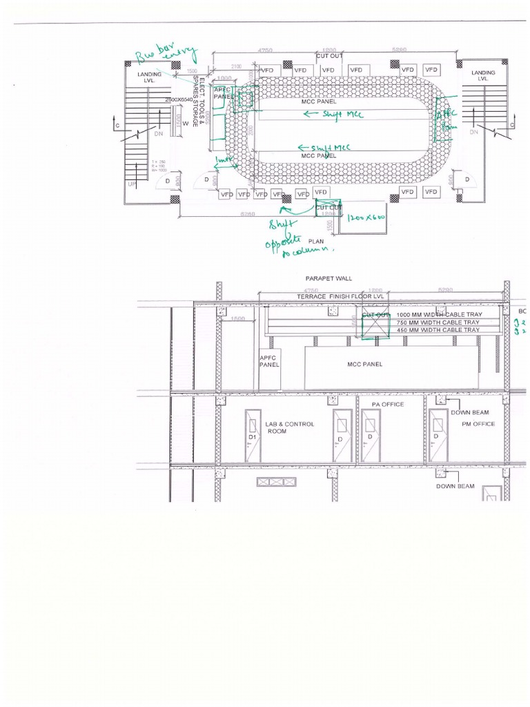 Sample Cable Tray Routing | PDF