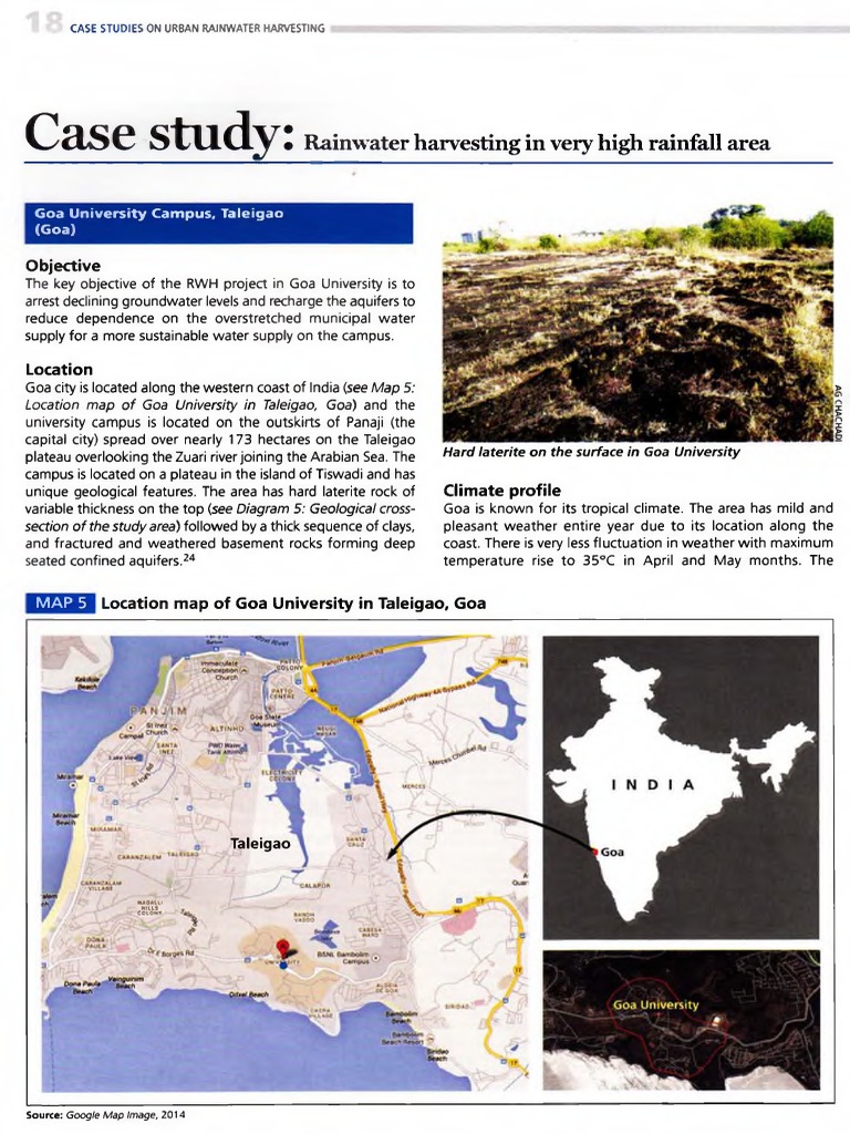 Case Study:: Rainwater Harvesting in Very High Rainfall Area | PDF | Groundwater | Aquifer
