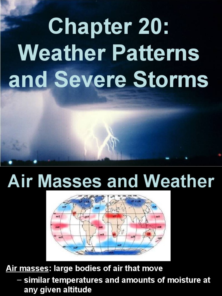 HS Earth Science Chapter 20 Power Point | PDF | Tornadoes | Thunderstorm