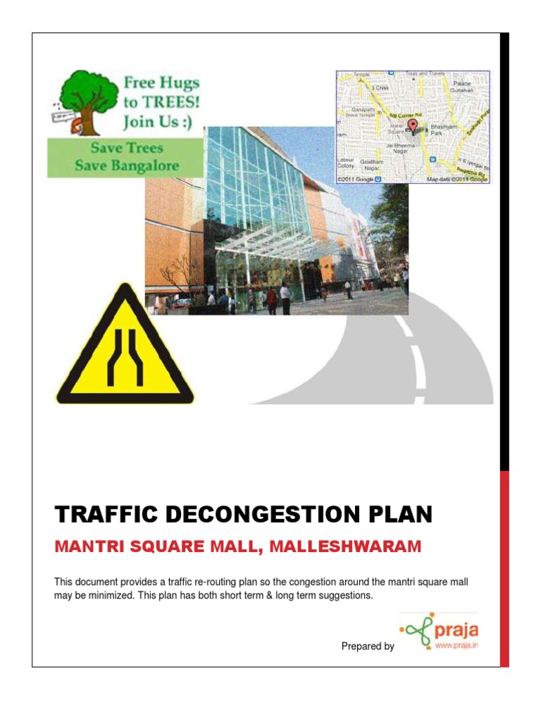 Malleshwaram Mantri Mall Traffic Rerouting Plan | PDF | Traffic ...
