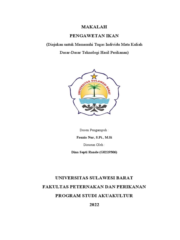 Makalah Pengawetan Ikan | PDF