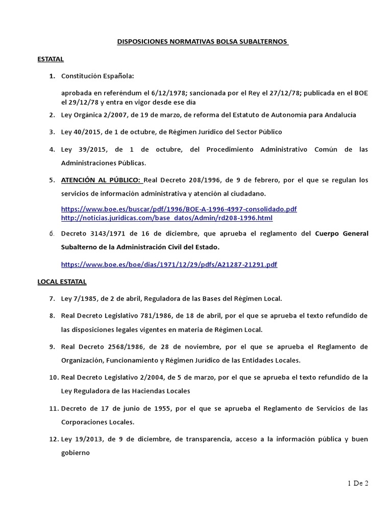 Disposiciones Normativas | PDF | Gobierno local | Regulación