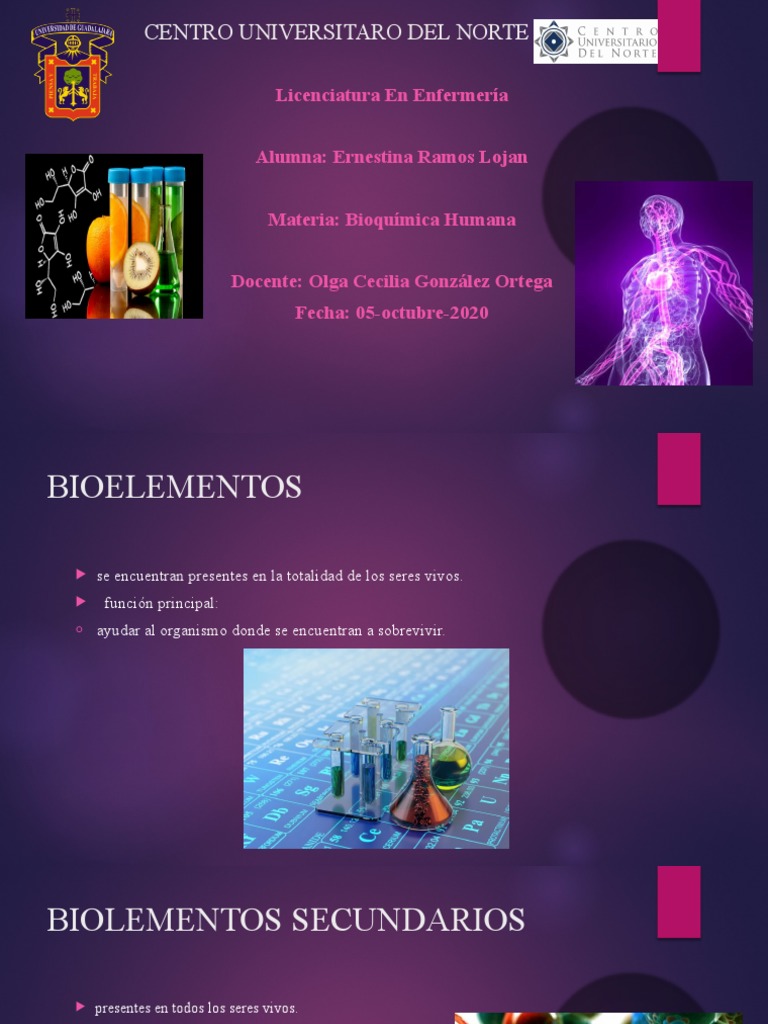 Bioelementos y su función en el organismo | PDF | Agua | Calcio