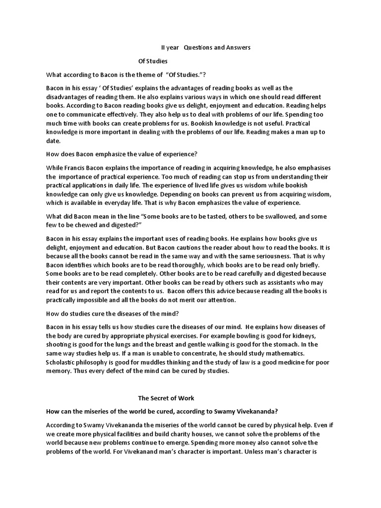 The Secret of Work How Can The Miseries of The World Be Cured ...