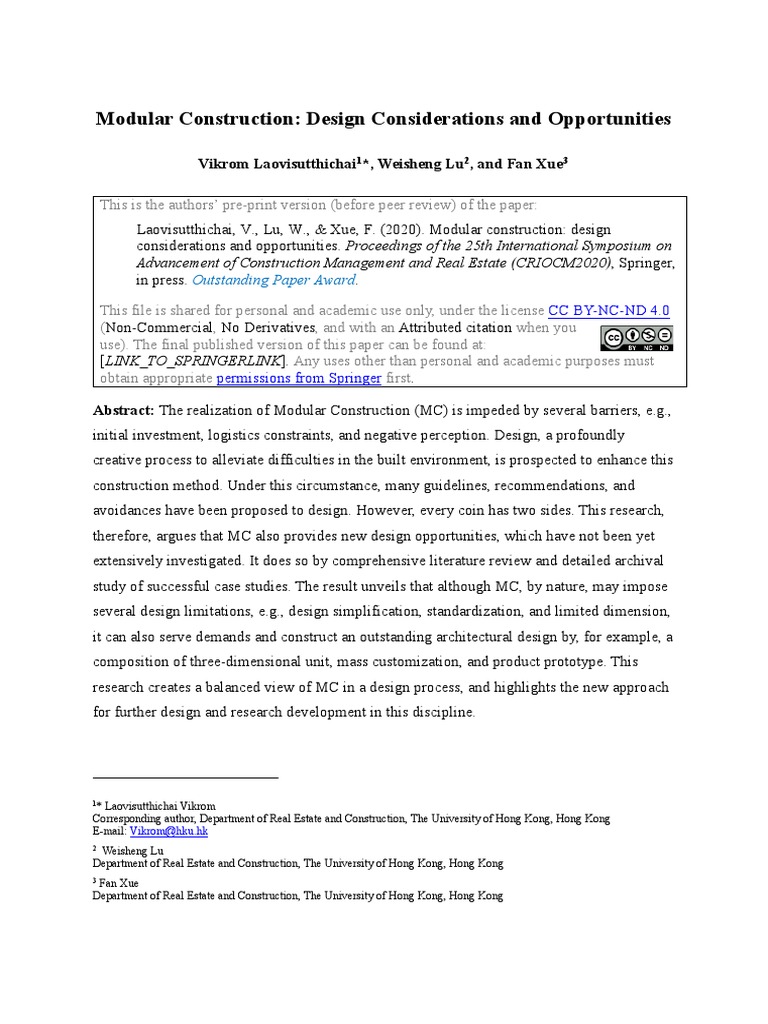 Modular Architecture Pdf Design Modularity