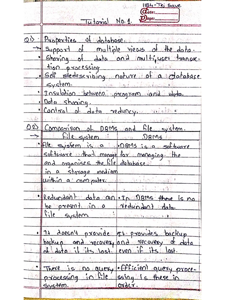 DMS Tutorial 1 | PDF
