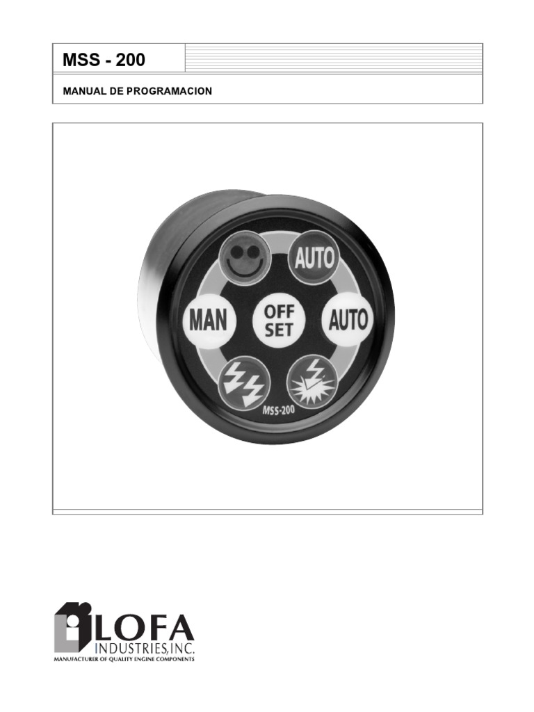 MSS200-Programming-Manual en Es | PDF | Relé | Frecuencia