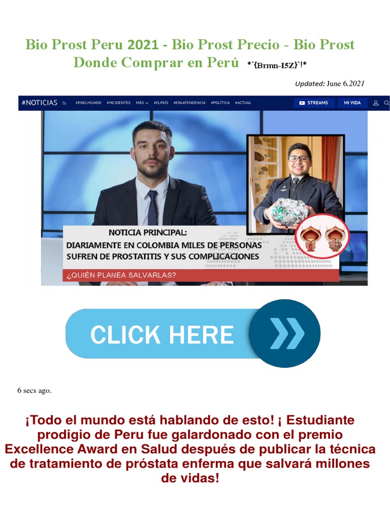 Bio Prost Peru 2021 Bio Prost Precio Bio Prost Donde Comprar en Peru 1 | PDF | Perú ...