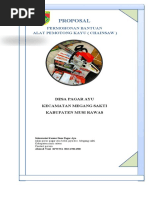 Contoh Proposal Pengajuan Barang | PDF | Kesehatan Holistik