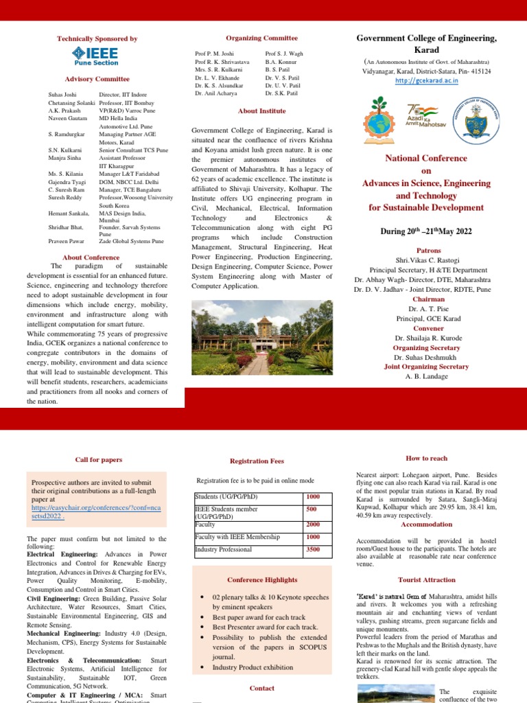 Government College of Engineering, Karad: Technically Sponsored by ...