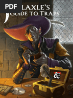 D&D 5E Trap Design Guide | PDF | Dungeons & Dragons | Trapping