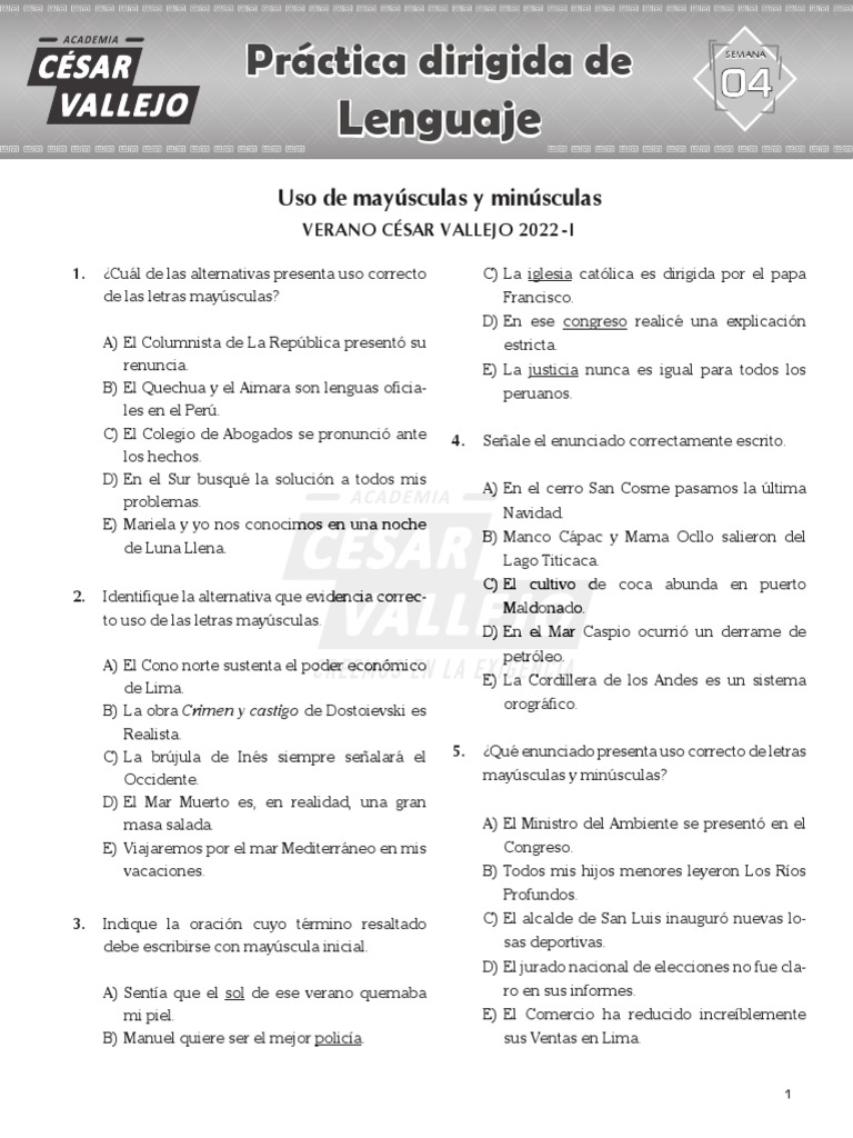 Le VCV Diri Sem4 | PDF | Lima | Perú