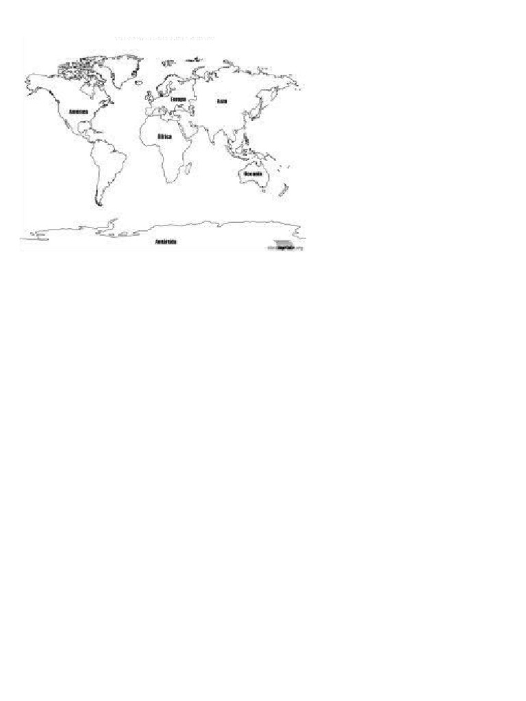 Mapa de Los Continentes | PDF