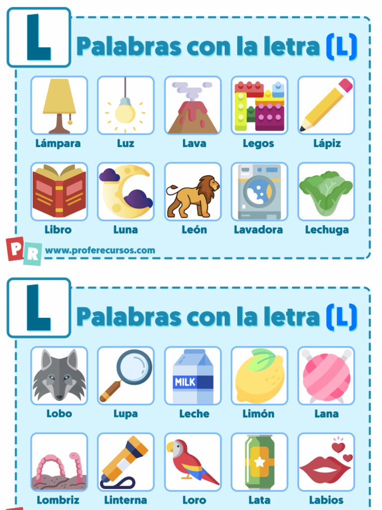 Palabras Con L | PDF