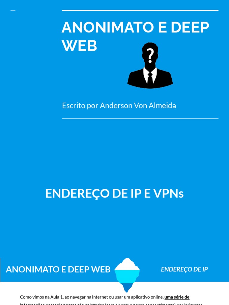 Anonimato e Privacidade Na Web - Curso Completo - Aula 2 - VPNs | PDF ...