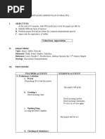 PEH Lesson Plan Invasion Games REVISED | PDF | Invasion | Lesson Plan