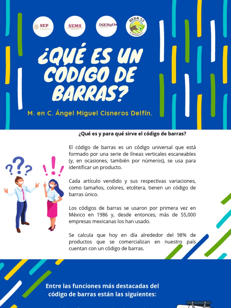 Código de Barras | PDF | Código Universal de Producto | Código de barras