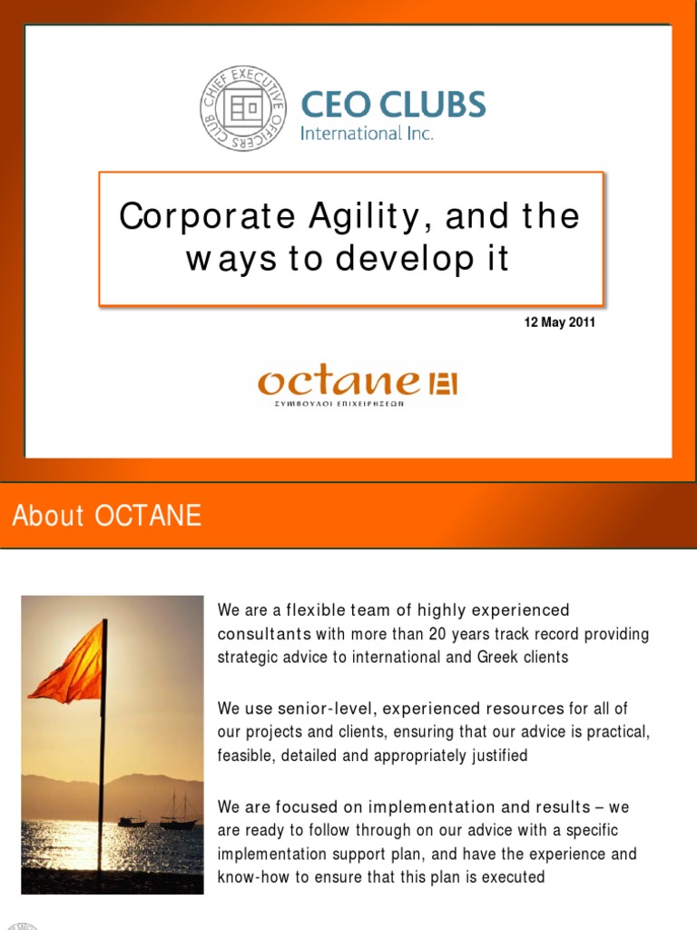 Corporate Agility - Circle | PDF | Business | Economies