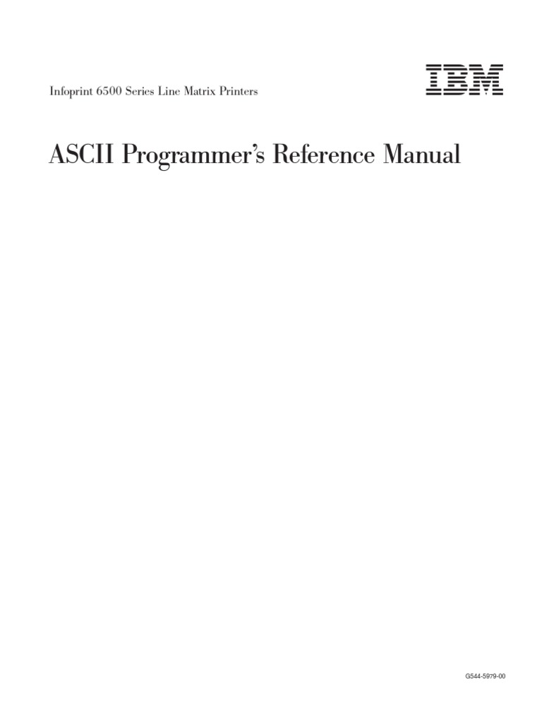 Programmers Manual | PDF | Electromagnetic Interference | Printer ...